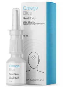 Omega Blue: NAD+ with a broad spectrum Methylene Blue Nasal Spray ...